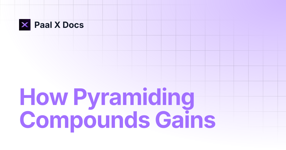 How Pyramiding Compounds Gains | Paal X Docs